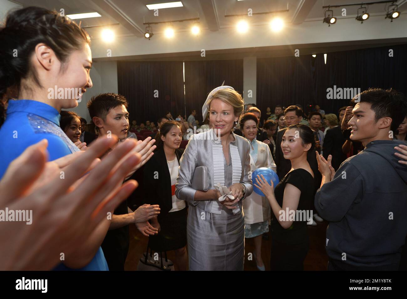 20150624 - BEIJING, CHINA: Queen Mathilde of Belgium and China First ...