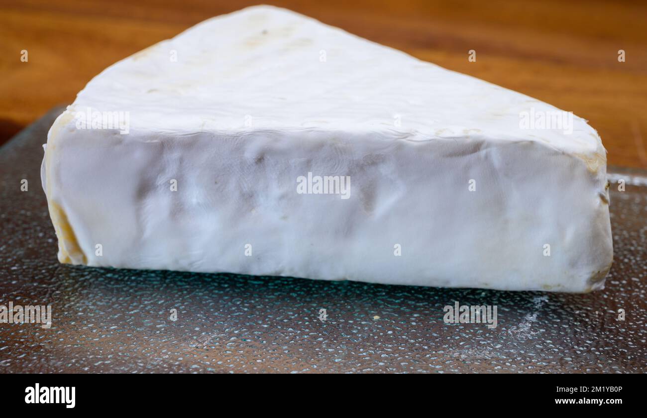 Cheese collection, French brie de Meaux cheese from Seine-et-Marne ...