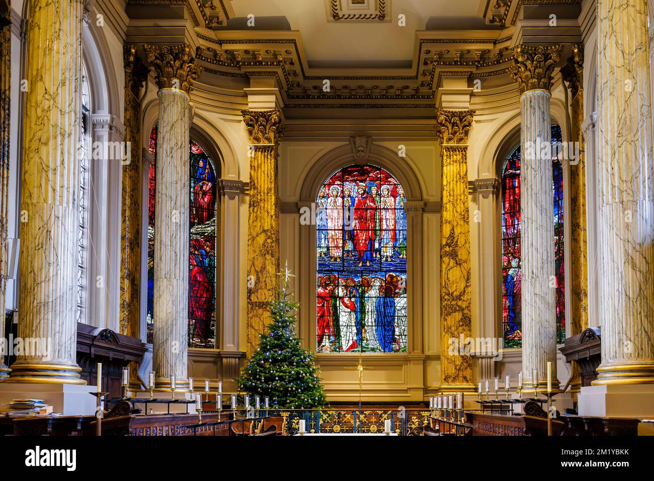 Interior of St Philip's Cathedral, Colmore Row, Birmingham, West ...