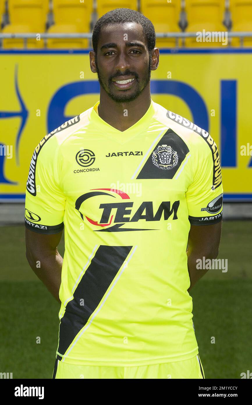 Lokeren's goalkeeper Barry Boubacar Copa poses during the 2015-2016 ...