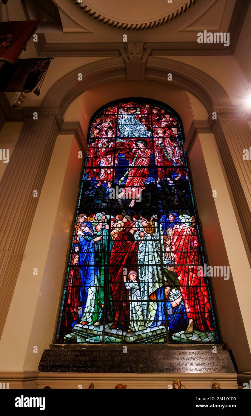 Interior of St Philip's Cathedral, Colmore Row, Birmingham, West ...