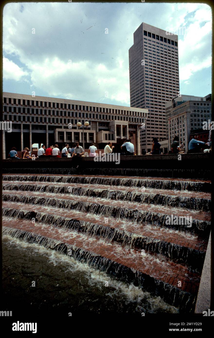 Boston City Hall Plaza , City & town halls, Plazas, Fountains, City ...