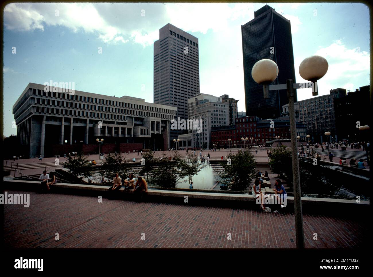 Boston City Hall Plaza , City & town halls, Plazas, Fountains, City ...