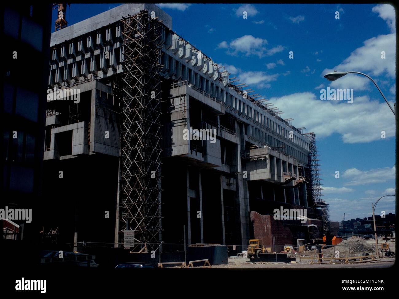 Boston City Hall under construction , Construction, City & town halls ...