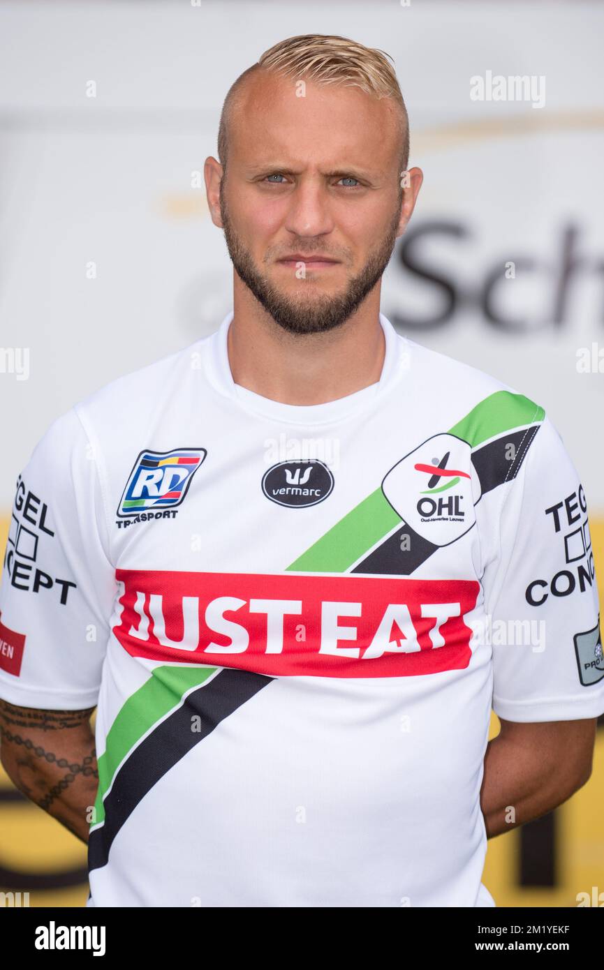 OHL's Jordan Remacle pictured during the 2015-2016 season photo shoot ...