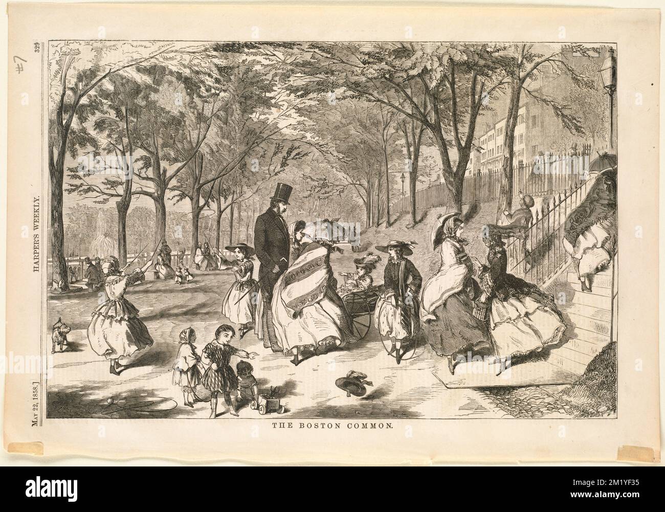 The Boston Common , City & town life, Parks Stock Photo - Alamy