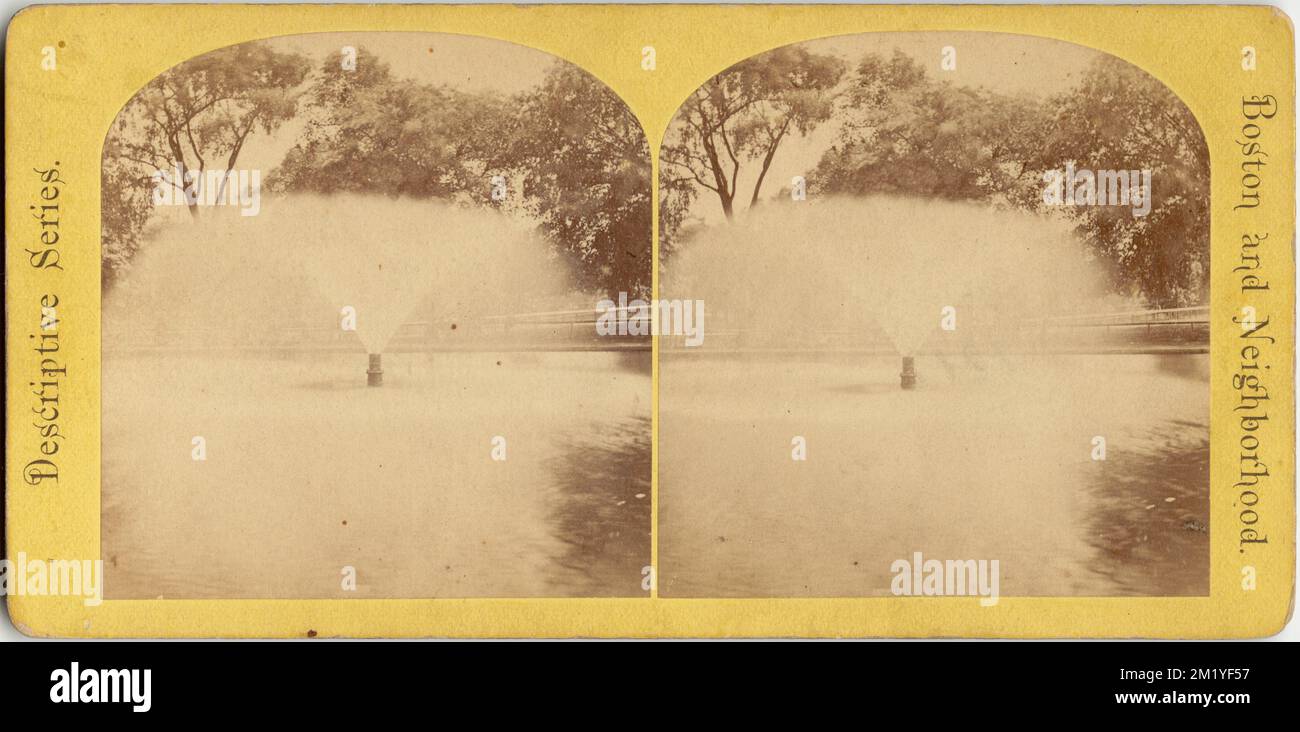 Boston Common. The Frog Pond , Parks Stock Photo - Alamy