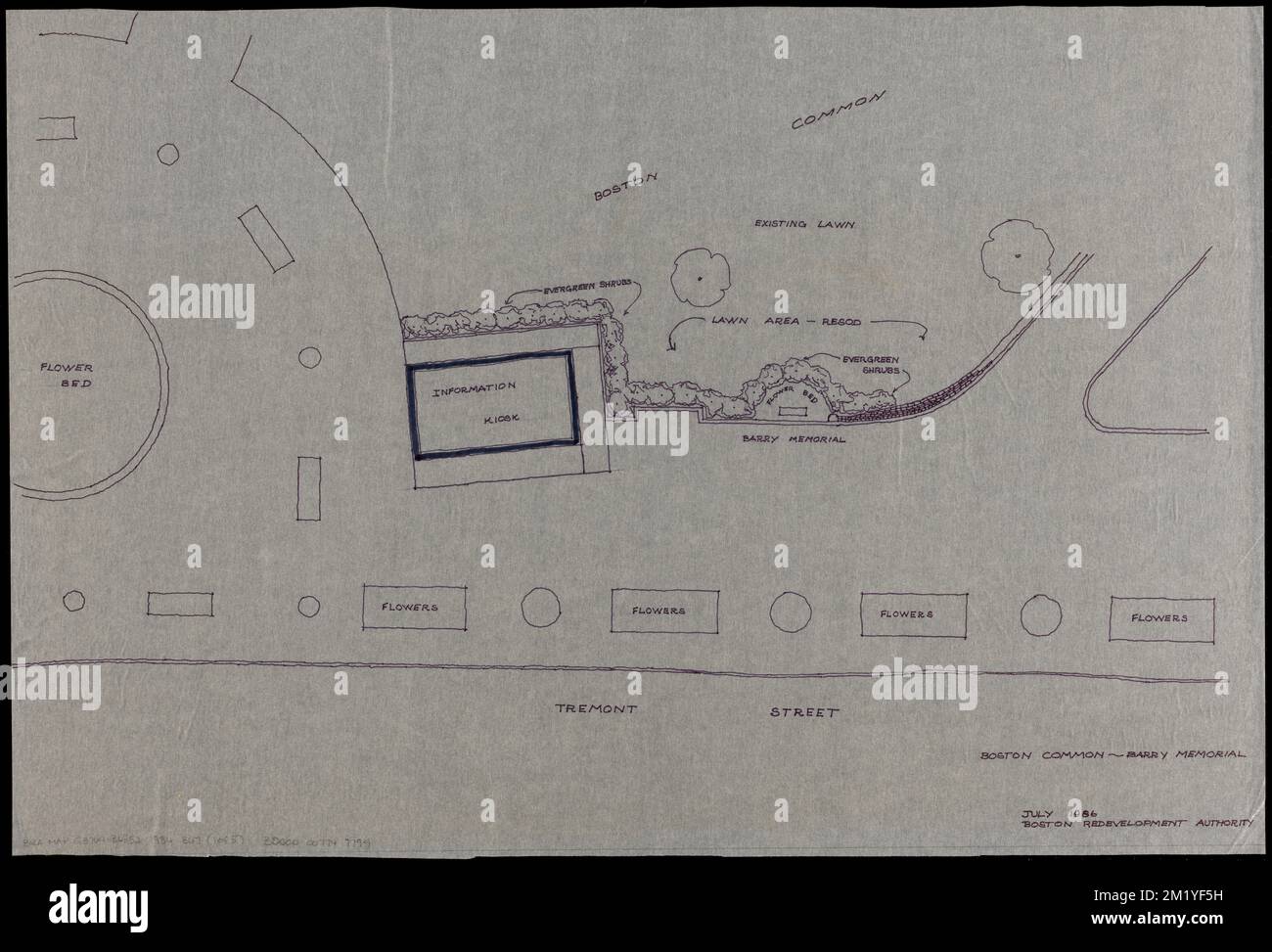 Boston Common - Barry Memorial , City planning, Massachusetts, Boston ...