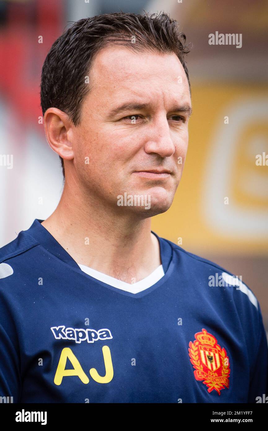 Mechelen's head coach Serbian Aleksandar Jankovic pictured during the ...