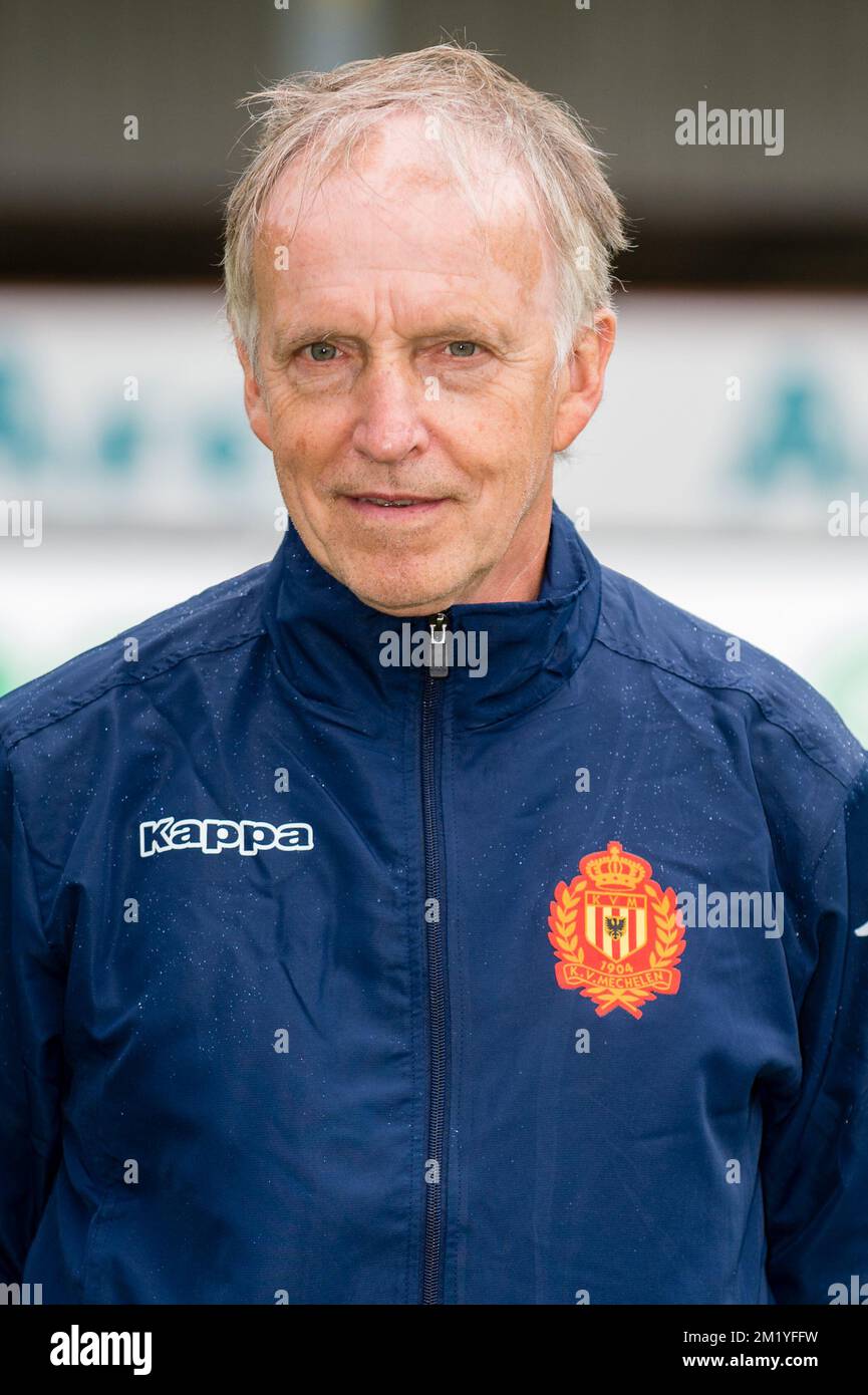 Mechelen's team doctor Marc Vanhoudt pictured during the 2015-2016 ...