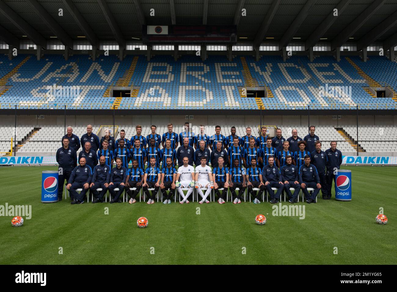 (Top) Material man Pascal Plovie; material man Michel Dierings; Tuur ...