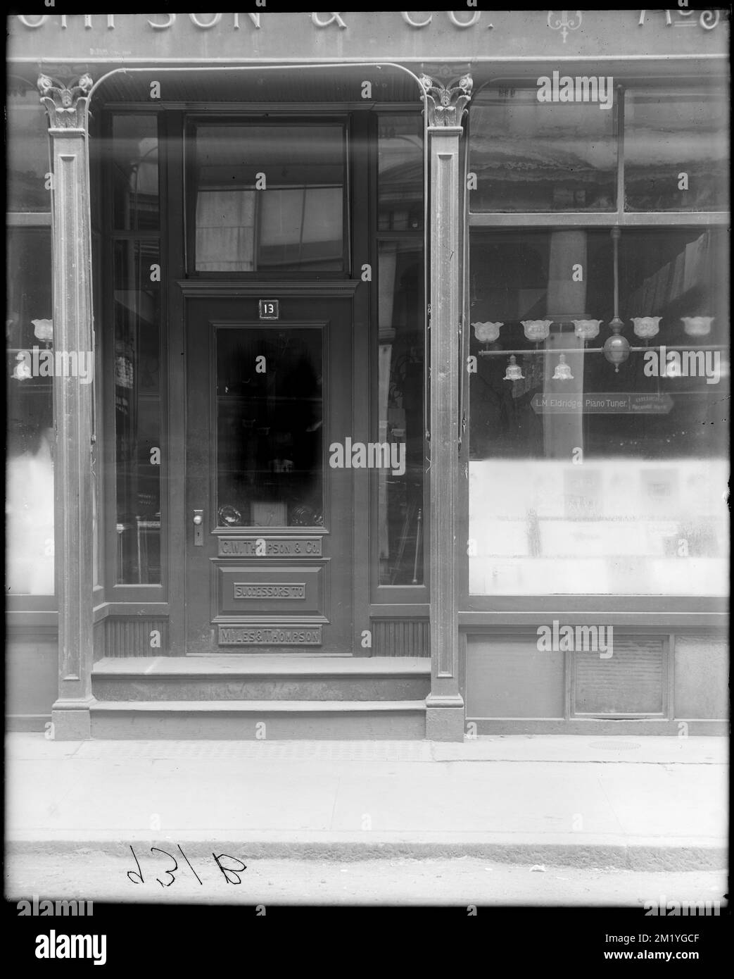 Boston, exterior detail, door, 13 West Street , Stores & shops ...