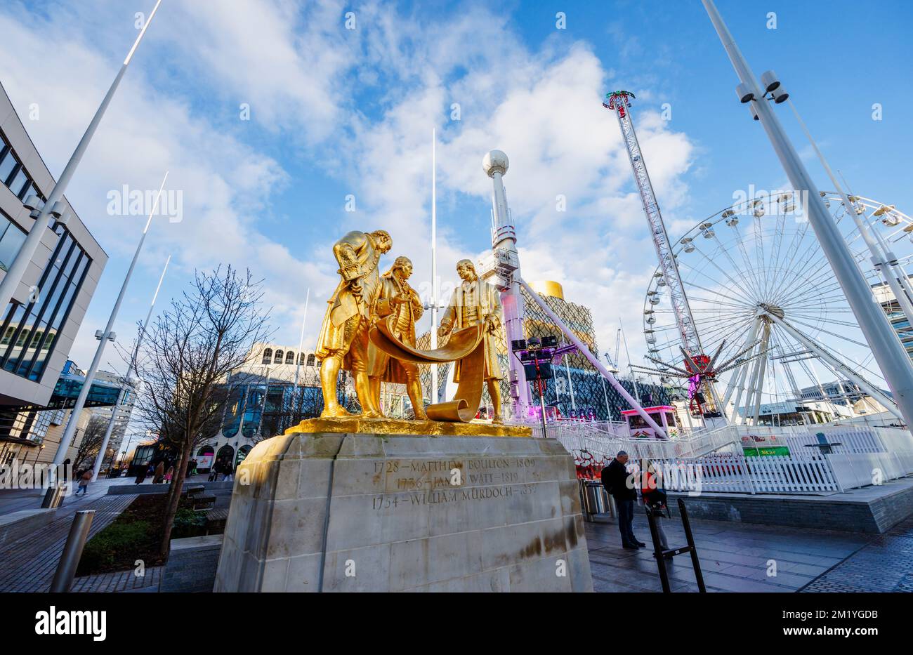 Birmingham wheel in centenary square hi-res stock photography and ...