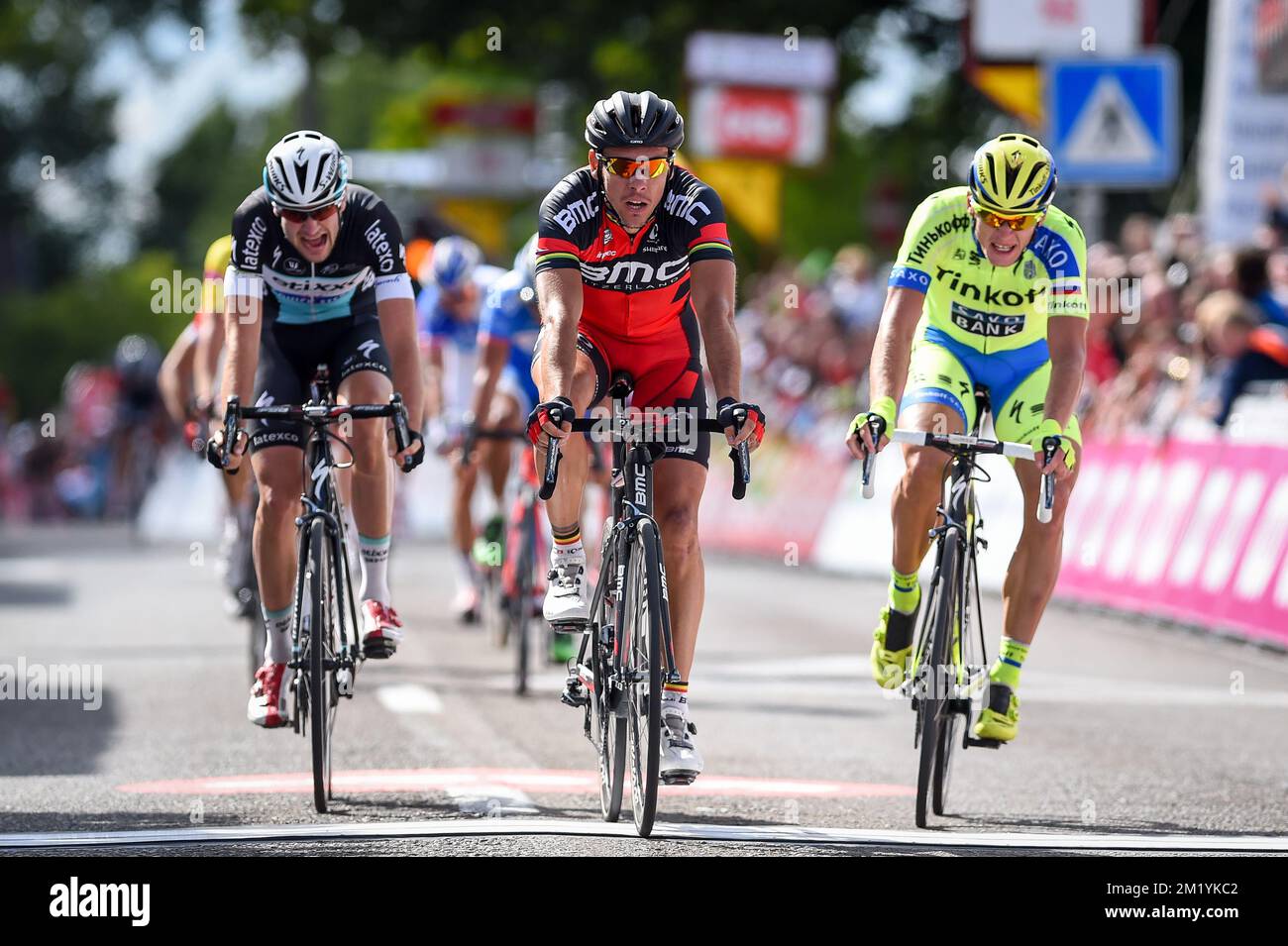 Belgian Nikolas Maes of team Etixx - Quick-Step, Belgian Philippe ...