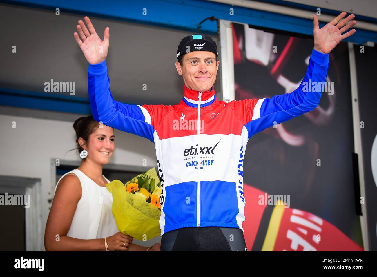 20150725 - HANNUT, BELGIUM: Dutch Niki Terpstra of team Etixx - Quick ...
