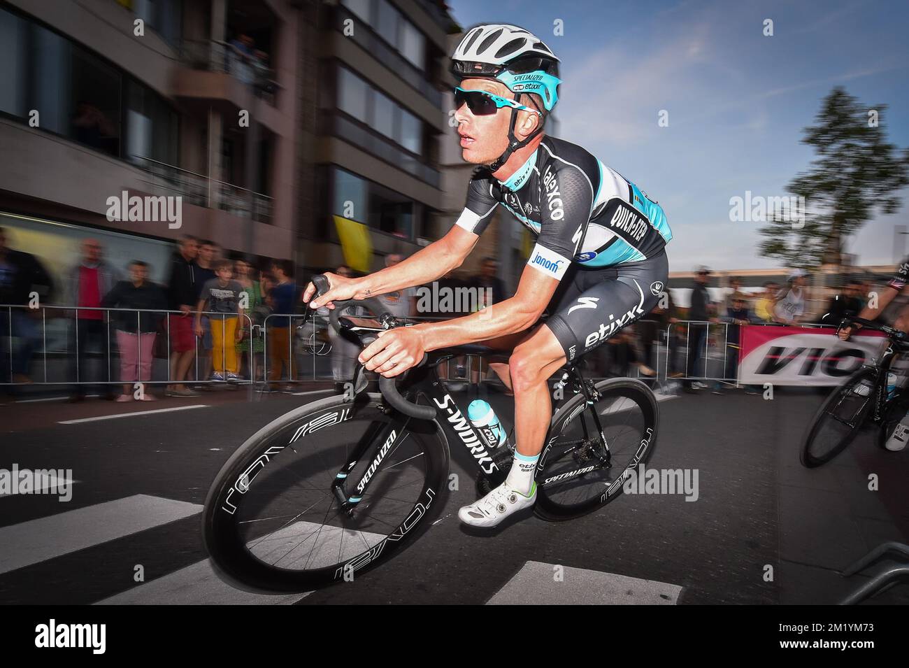 Belgian Iljo Keisse of team Etixx - Quick-Step pictured in action ...
