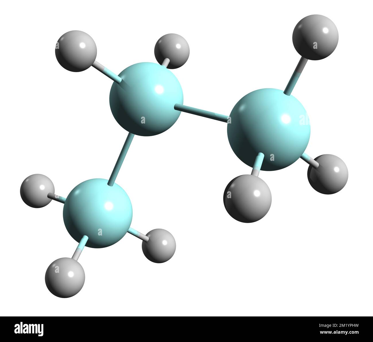 3D image of Trisilane skeletal formula - molecular chemical structure ...