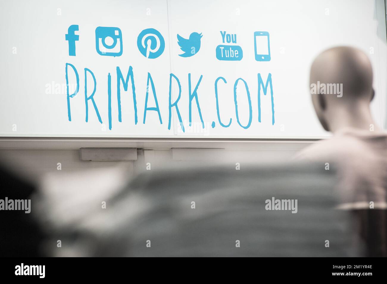 Illustration shows the logo of Primark at the opening of the fourth ...