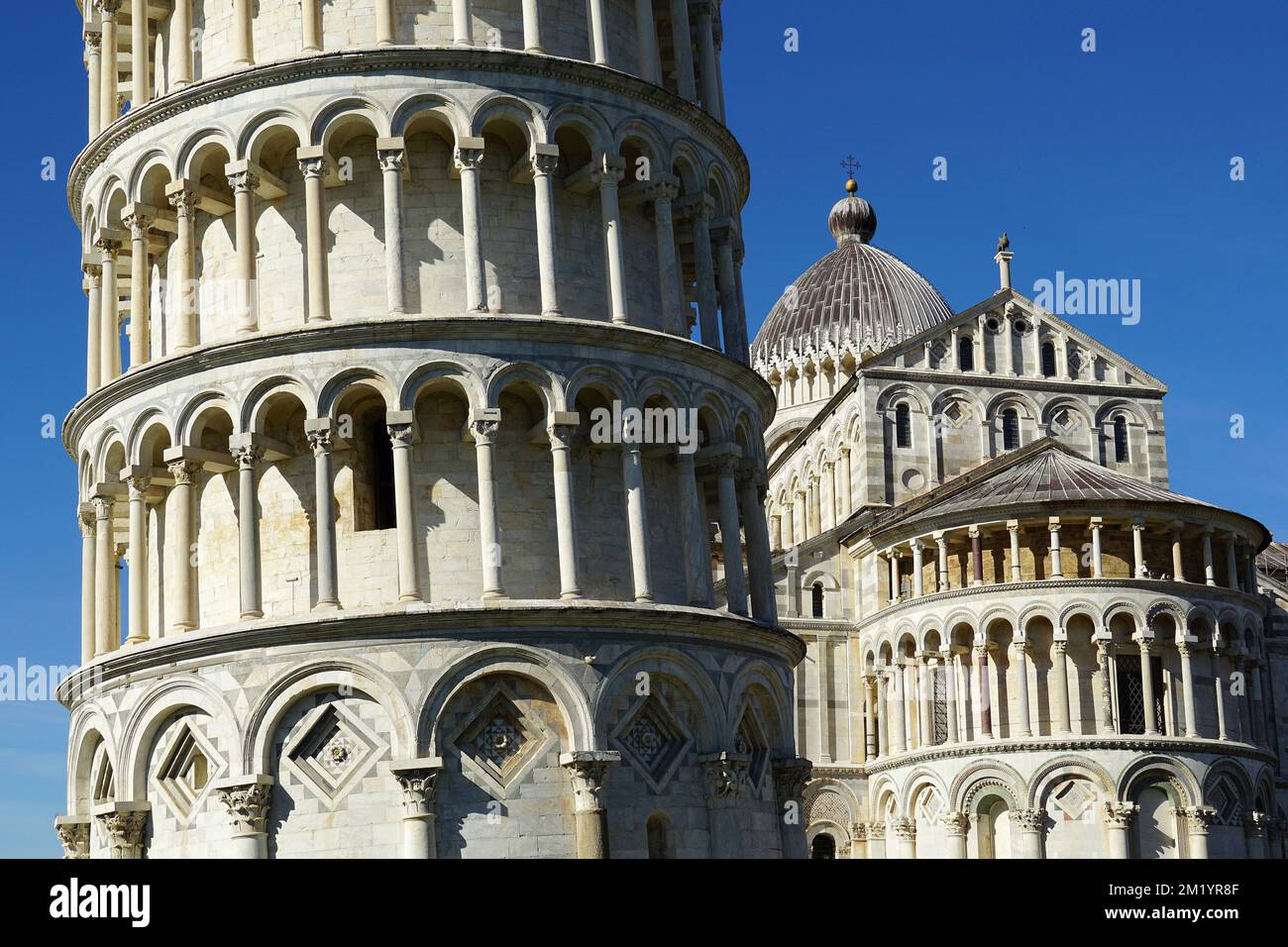 Leaning Tower and Pisa Cathedral, Piazza dei Miracoli, Square of ...