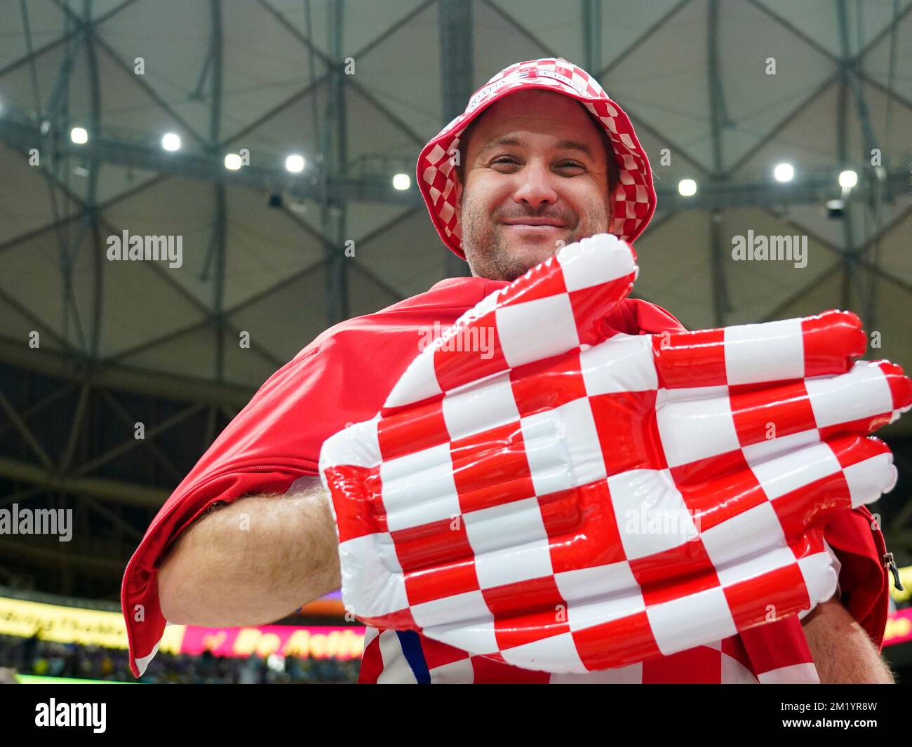 Lusail, Qatar. Dec 13, 2022, Croatia fans during the FIFA World Cup ...
