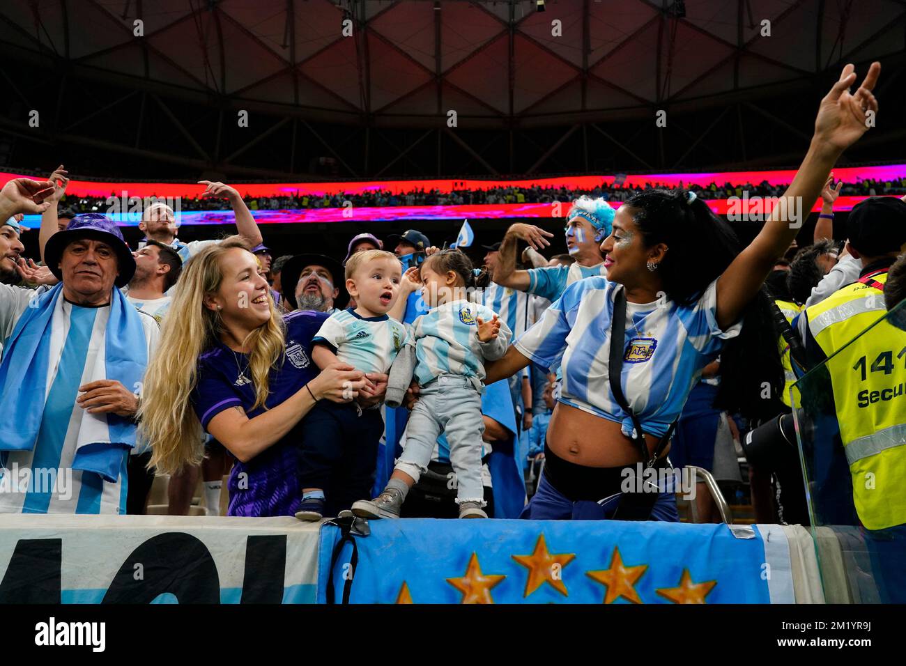 Lusail, Qatar. Dec 13, 2022, Argentina fans during the FIFA World Cup ...