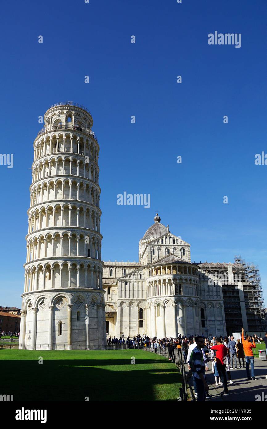 Leaning Tower and Pisa Cathedral, Piazza dei Miracoli, Square of ...