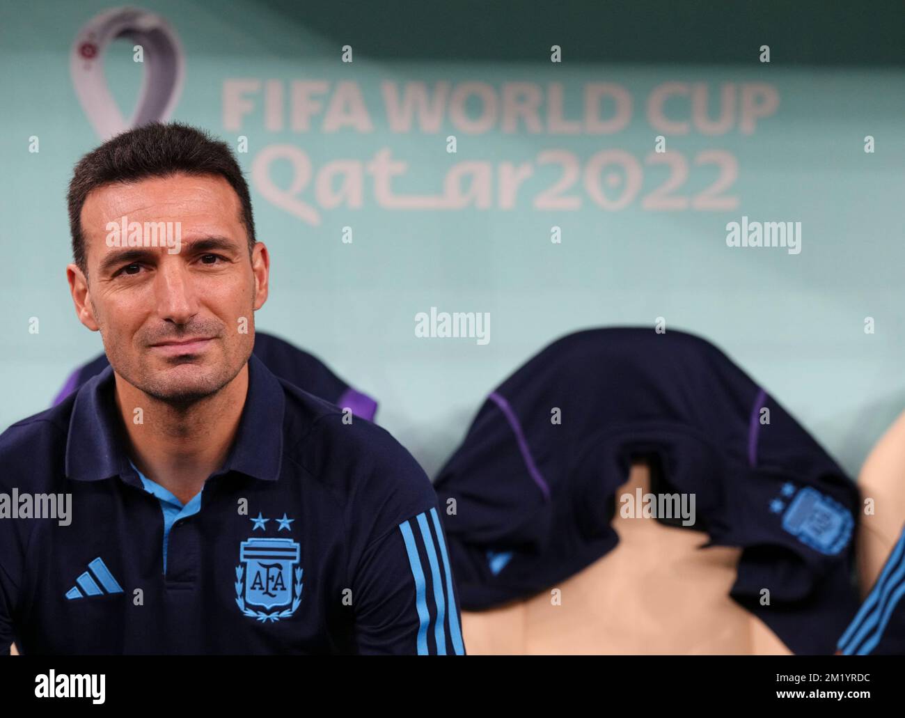 Argentina manager Lionel Scaloni during the FIFA World Cup Semi-Final ...