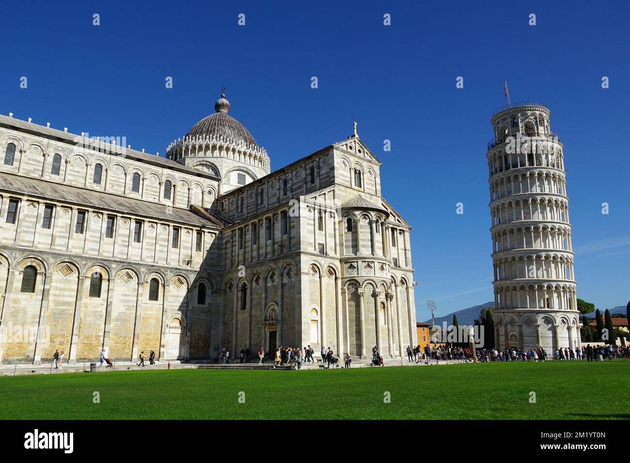 Leaning Tower and Pisa Cathedral, Piazza dei Miracoli, Square of ...