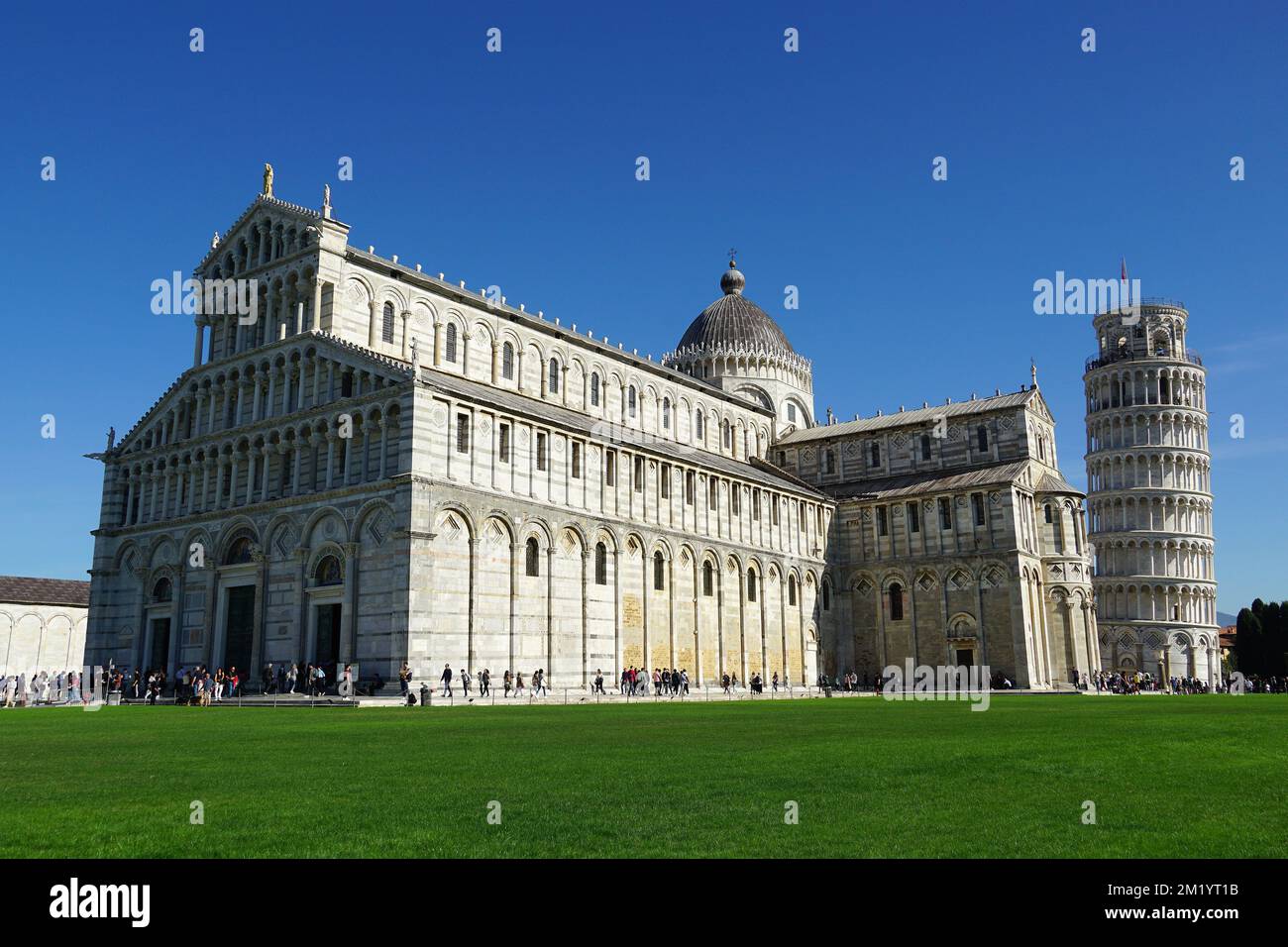Leaning Tower and Pisa Cathedral, Piazza dei Miracoli, Square of ...