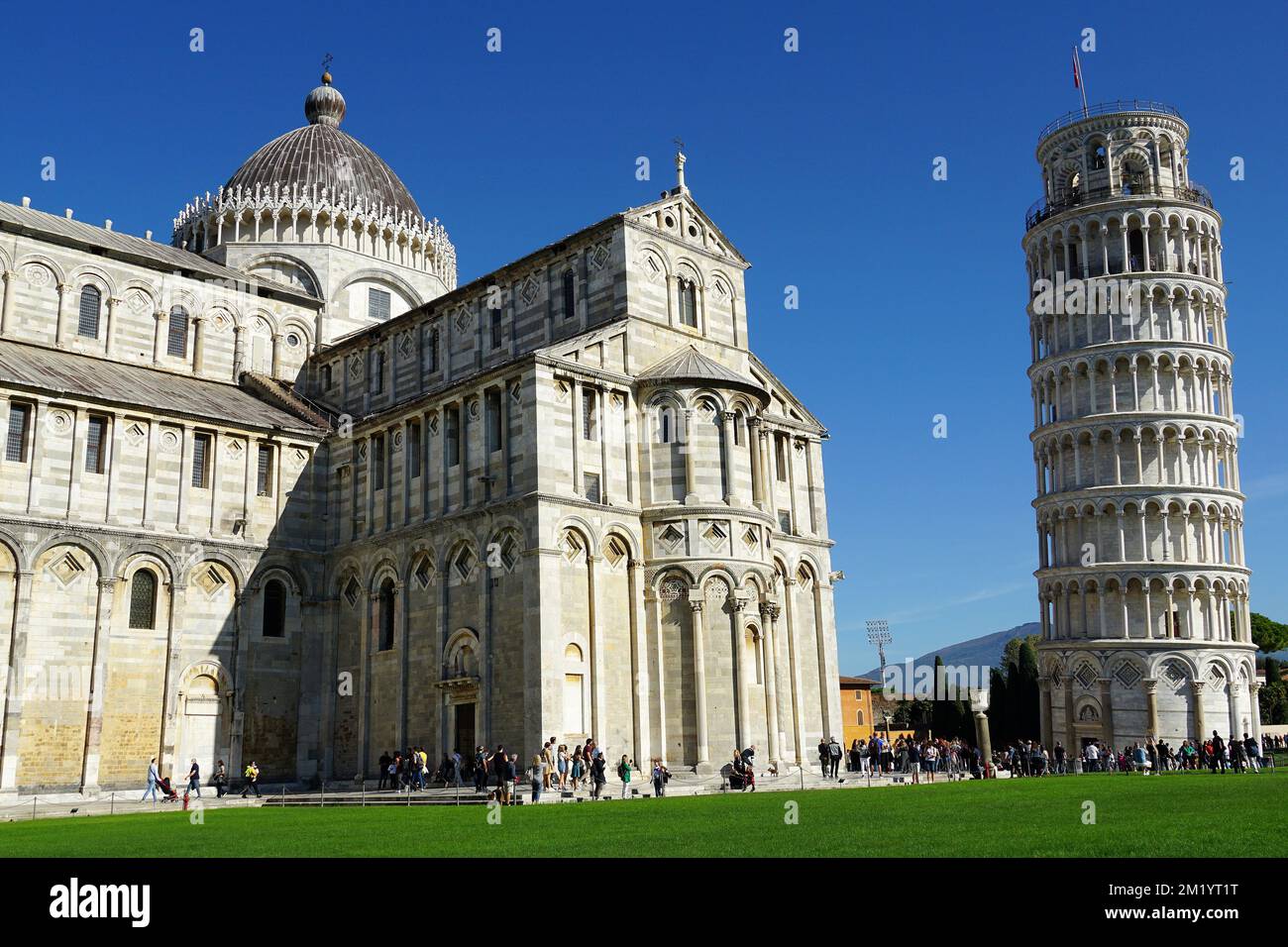 Leaning Tower and Pisa Cathedral, Piazza dei Miracoli, Square of ...
