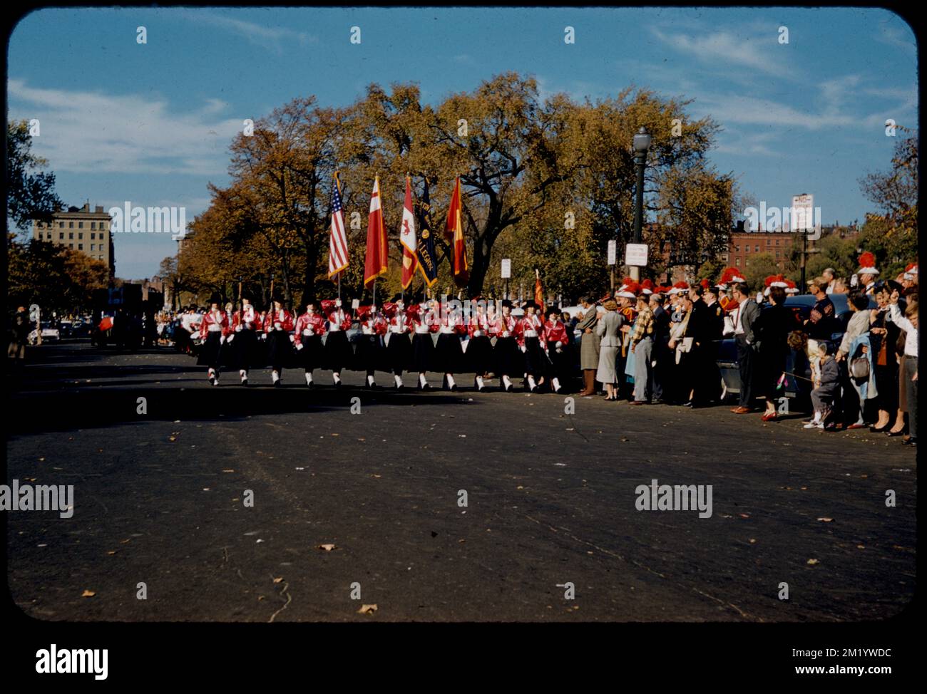 Boston parade , Parades & processions, Flag bearers. Edmund L. Mitchell ...