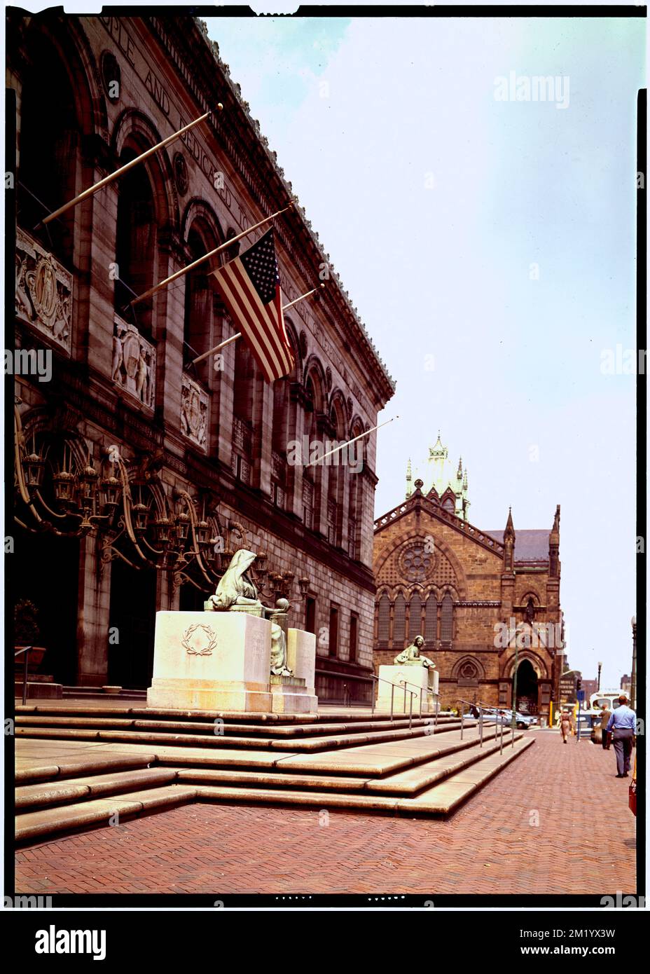 Boston, Public Library , Architecture, Public libraries, Sculpture ...