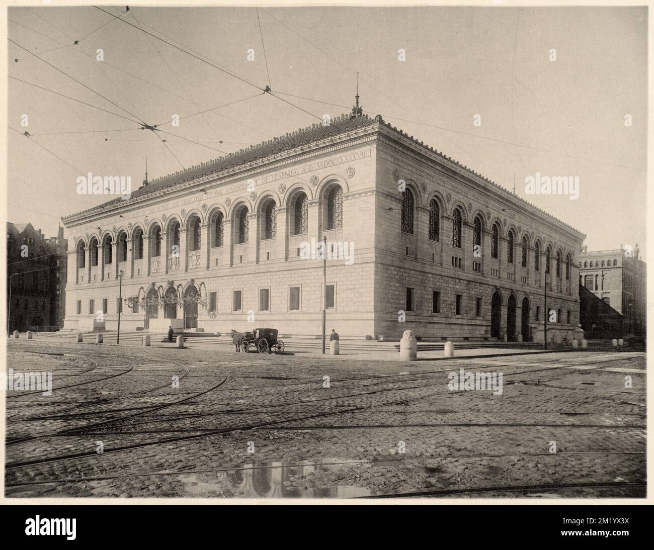 Boston Public Library. , Public libraries, Boston Public Library Stock ...