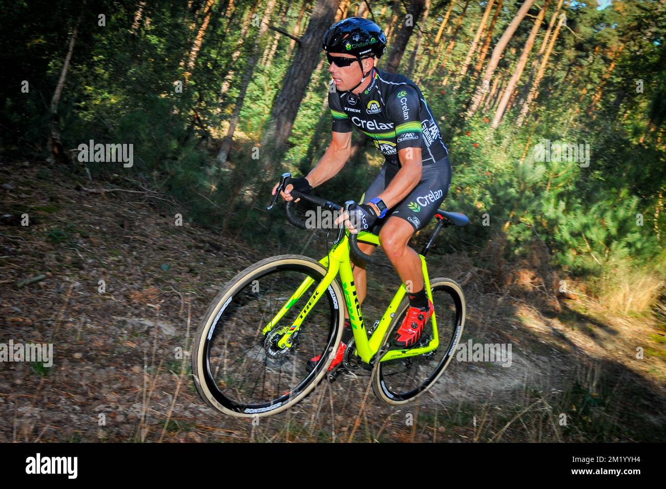 Belgian Sven Nys pictured during a training session ahead of the team ...