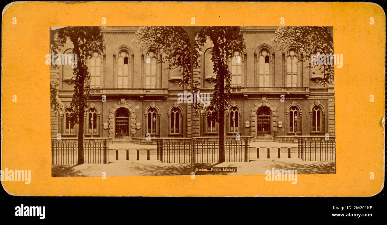 Boston.--Public library , Public libraries, Boston Public Library Stock ...