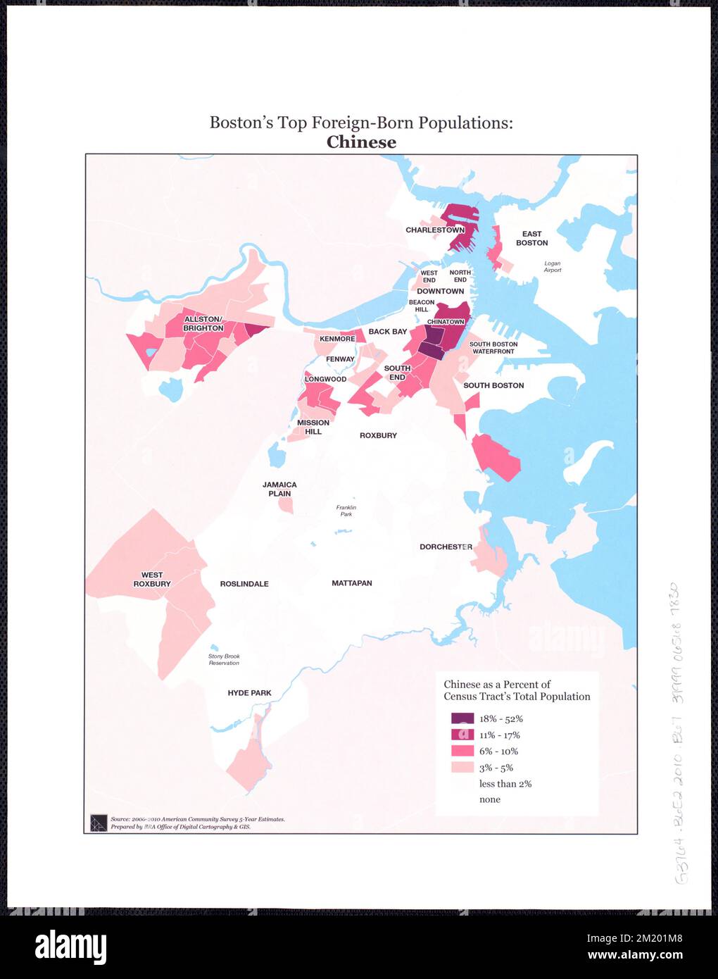 Boston's top foreign-born populations : Chinese , Boston Mass., Maps ...