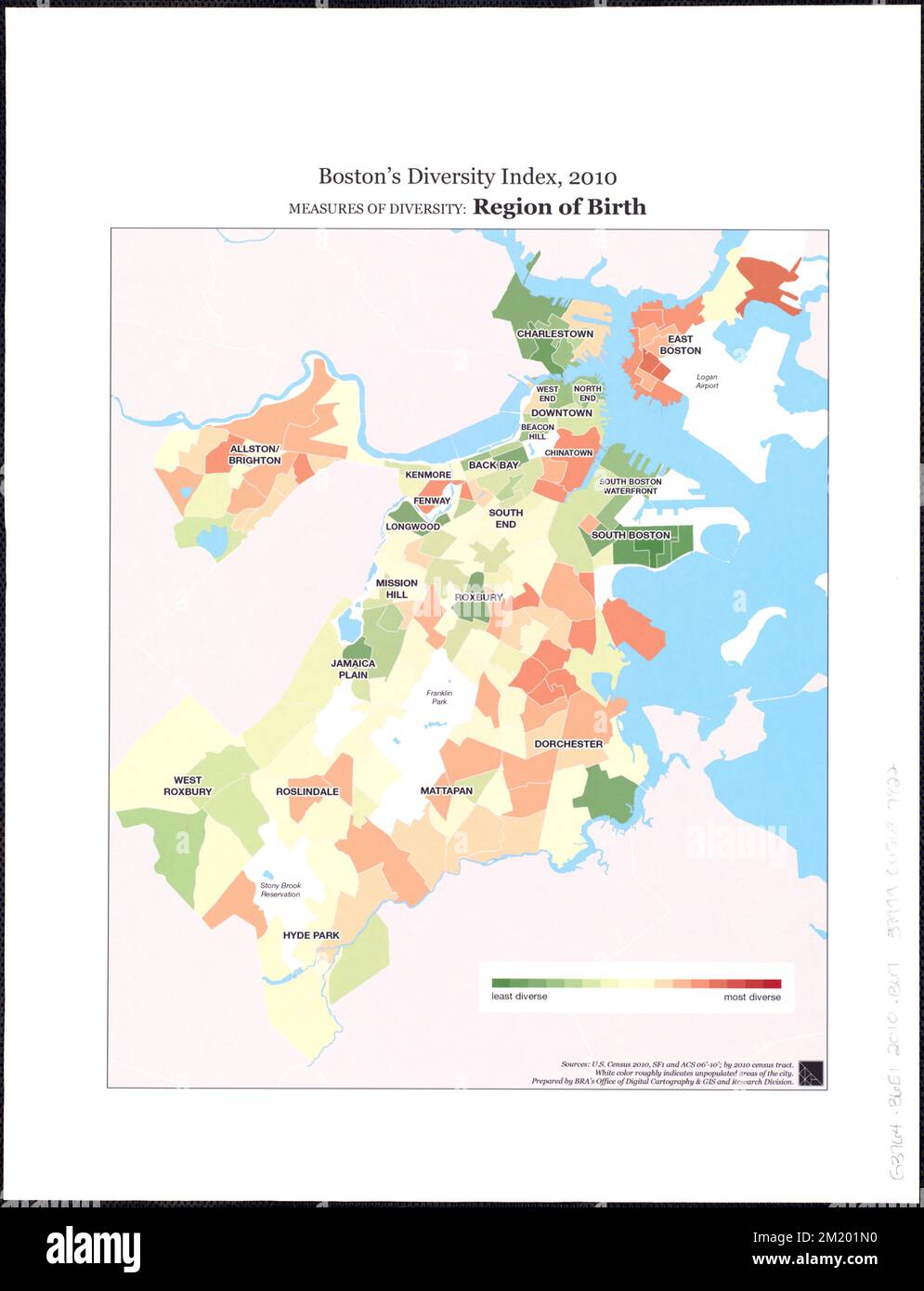 Boston's diversity index, 2010 : measures of diversity : region of ...