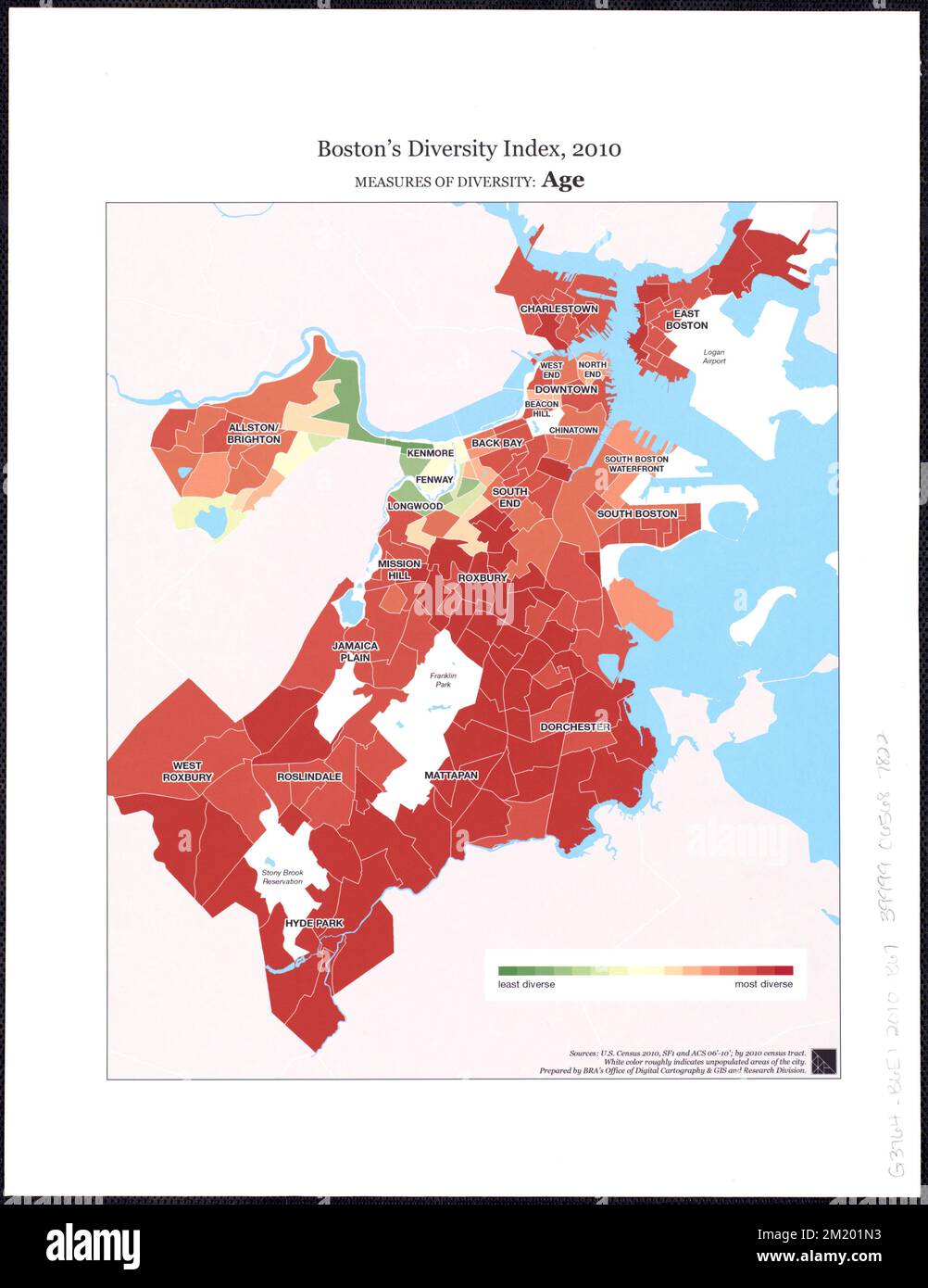 Boston's diversity index, 2010 : measures of diversity : age , Boston ...