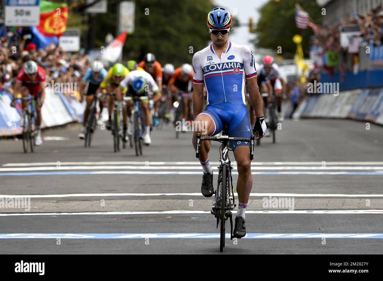 20150927 - RICHMOND, UNITED STATES: Slovakian Peter Sagan of Tinkoff ...
