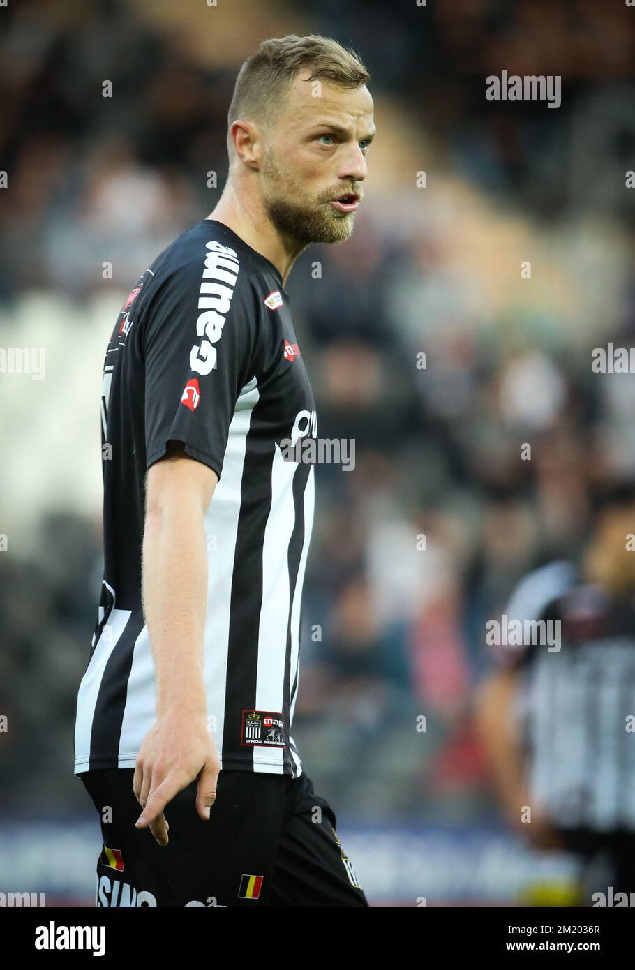 20151003 - CHARLEROI, BELGIUM: Charleroi's David Pollet pictured during ...