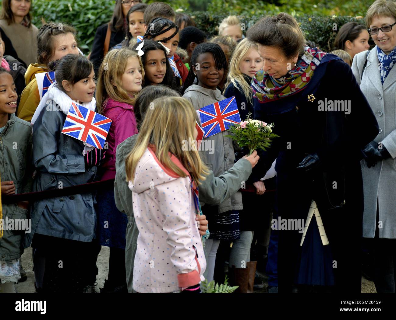 20151012 - BRUSSELS, BELGIUM: Britain's Princess Anne, Princess Royal ...