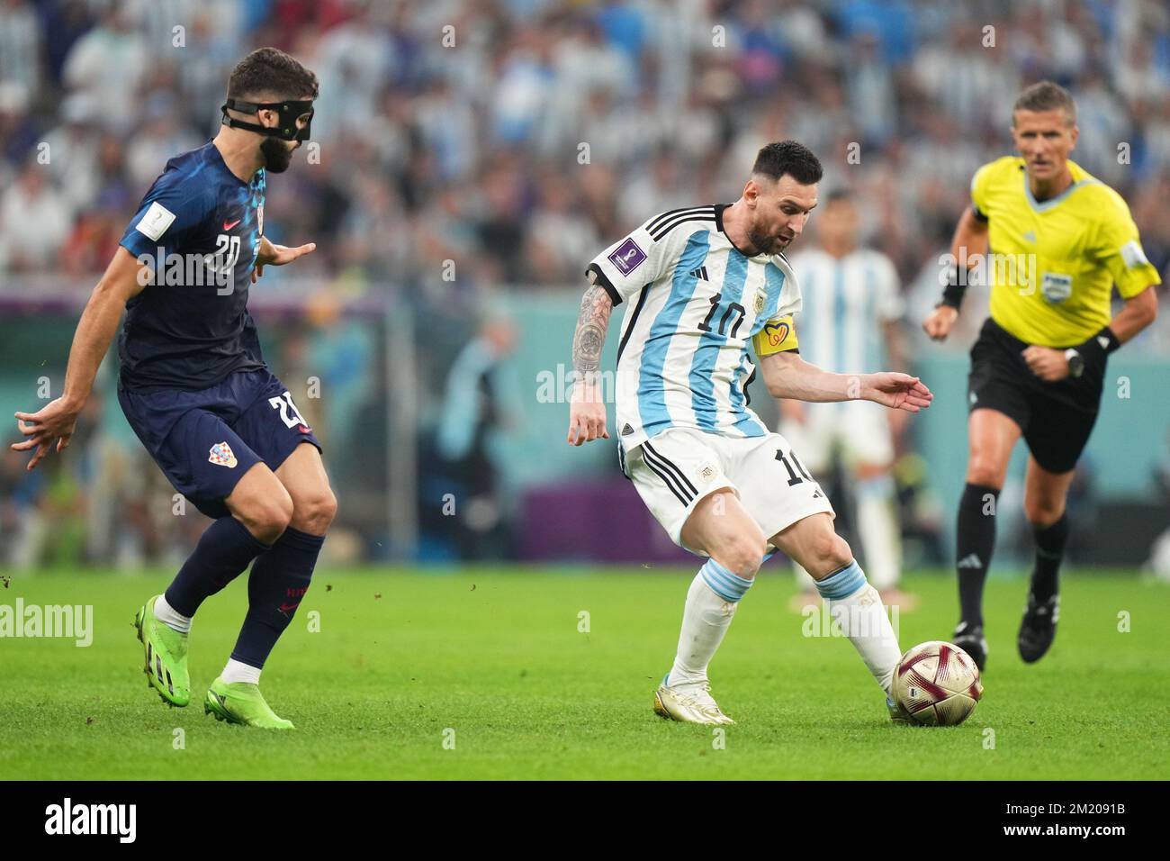 Lusail, Qatar. Dec 13, 2022, Lionel Messi of Argentina during the FIFA ...