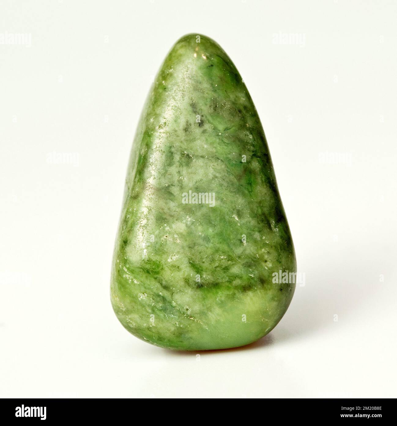 Macro close up colour photograph of Vesuvianite a semi precious crystal ...