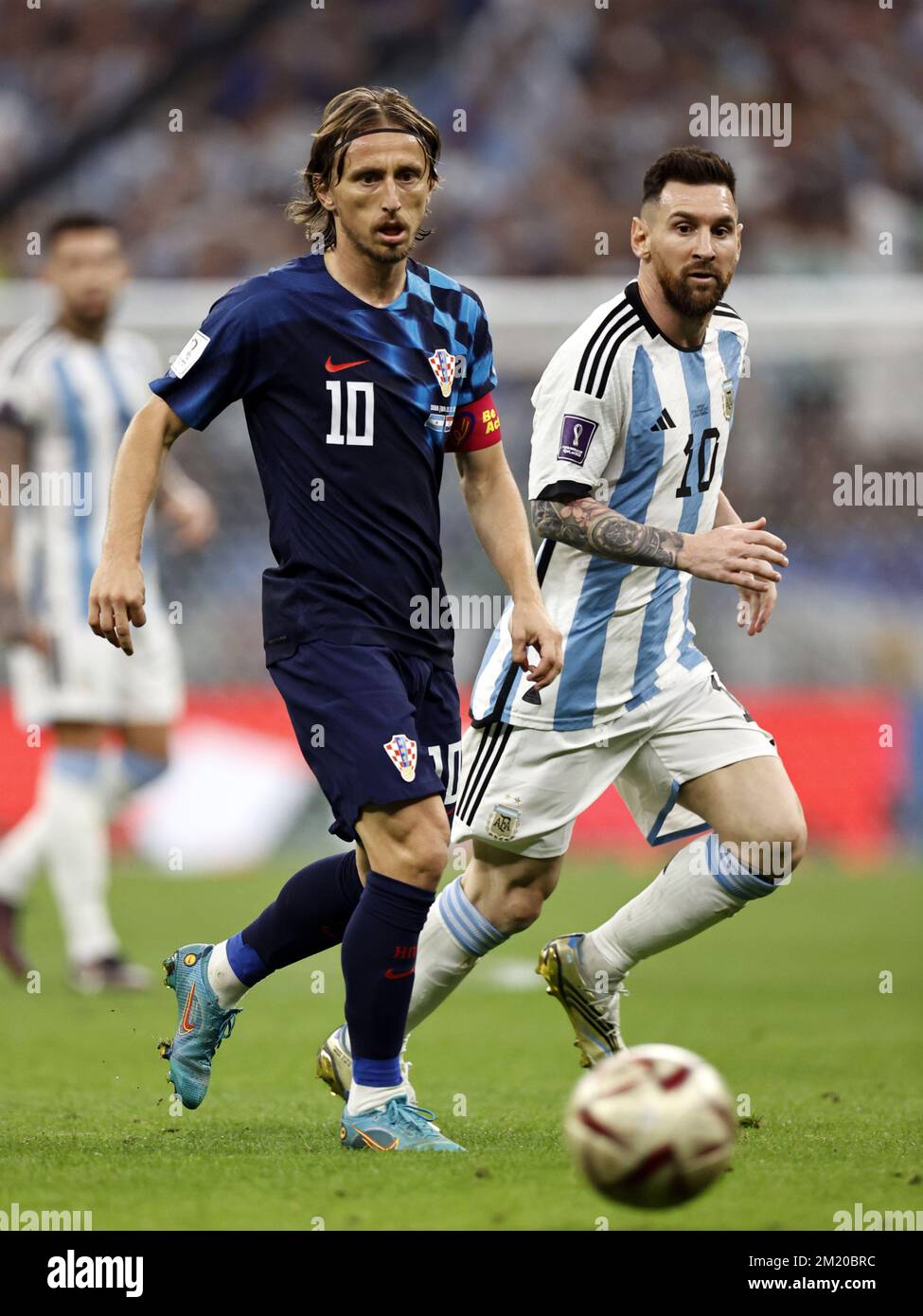 Al Daayen, Qatar. December 13, 2022, AL DAAYEN - (lr) Luka Modric of ...