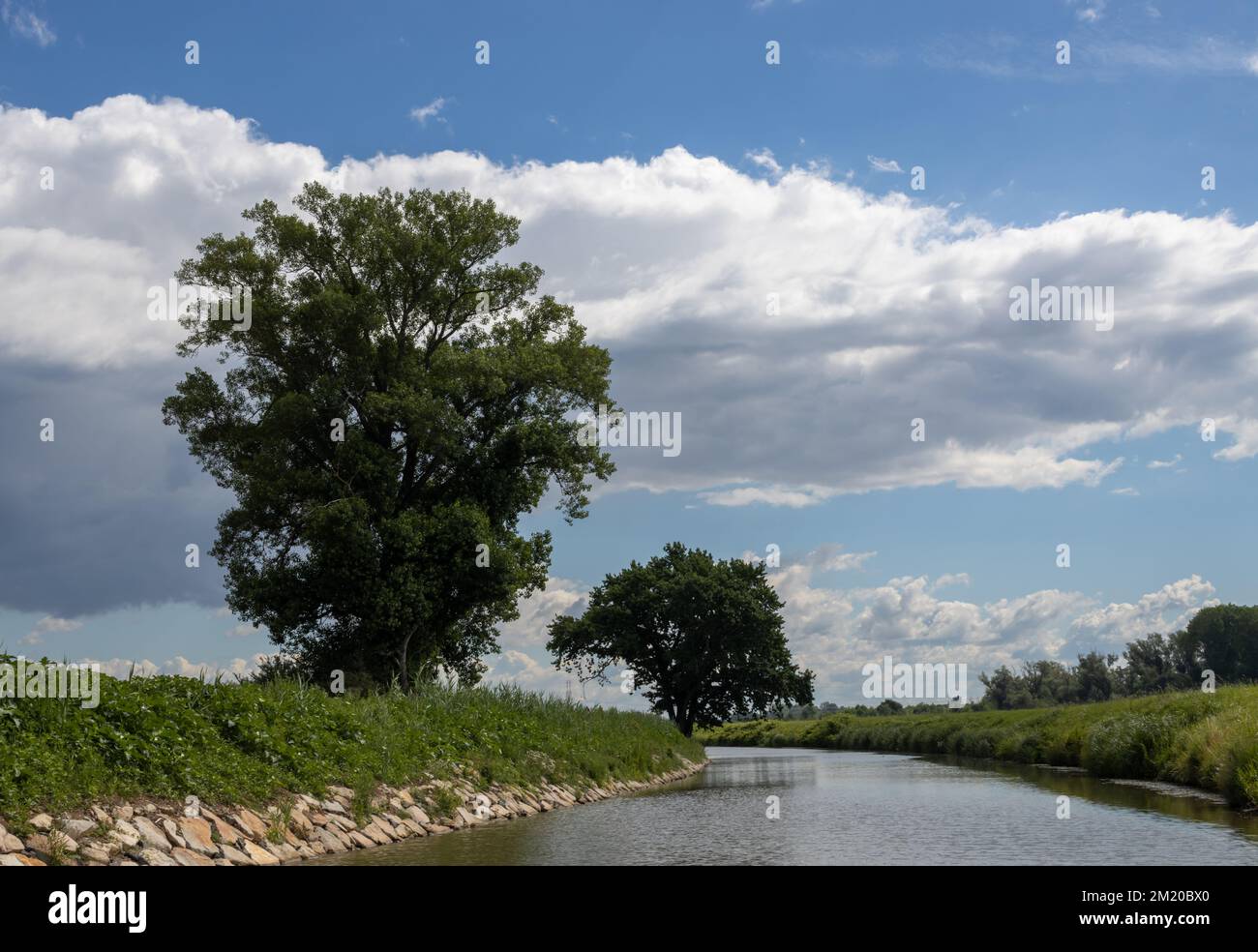 Canal built between Morava part of Czech and Slovakia by Bata ...