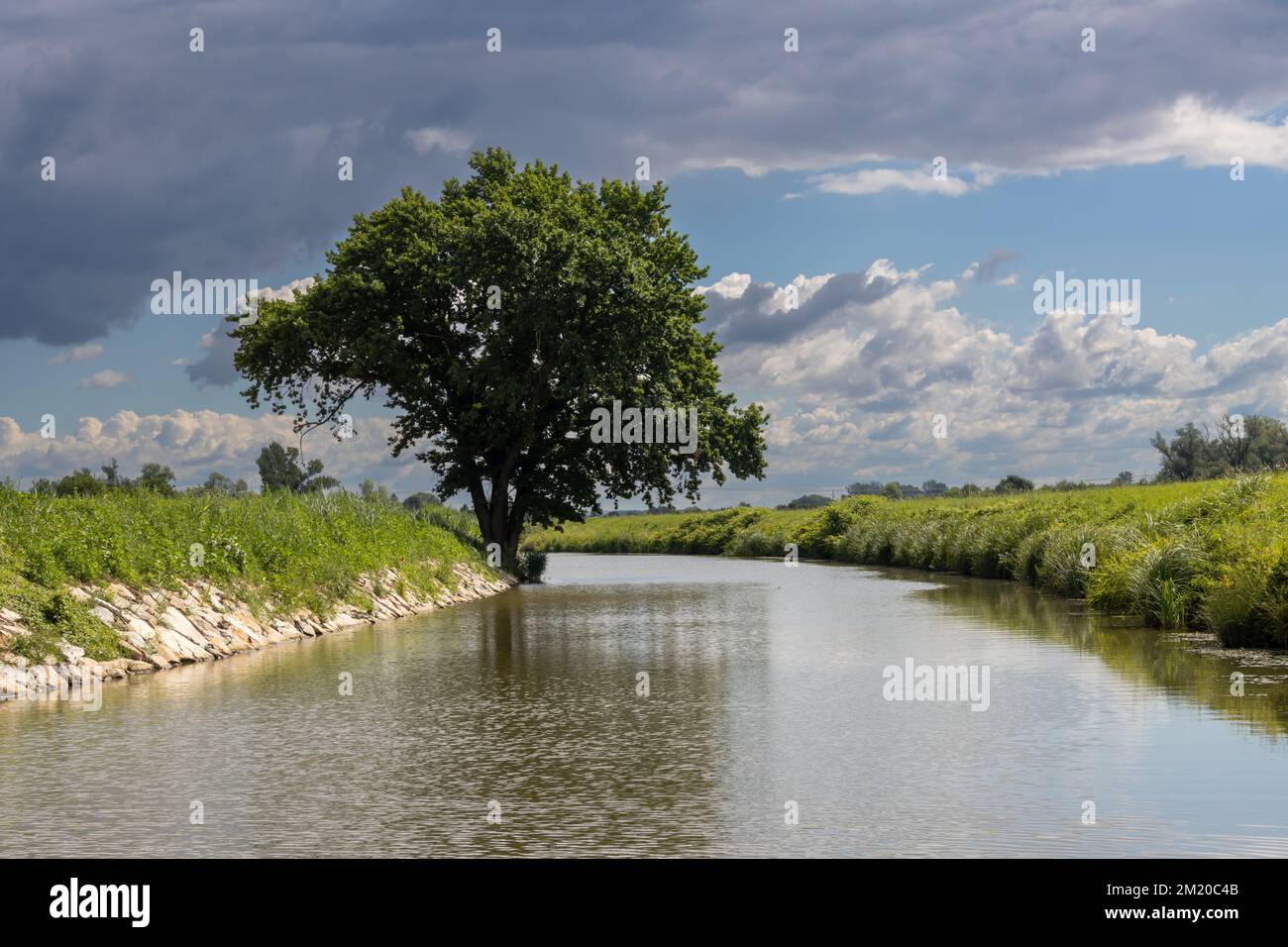 Canal built between Morava part of Czech and Slovakia by Bata ...