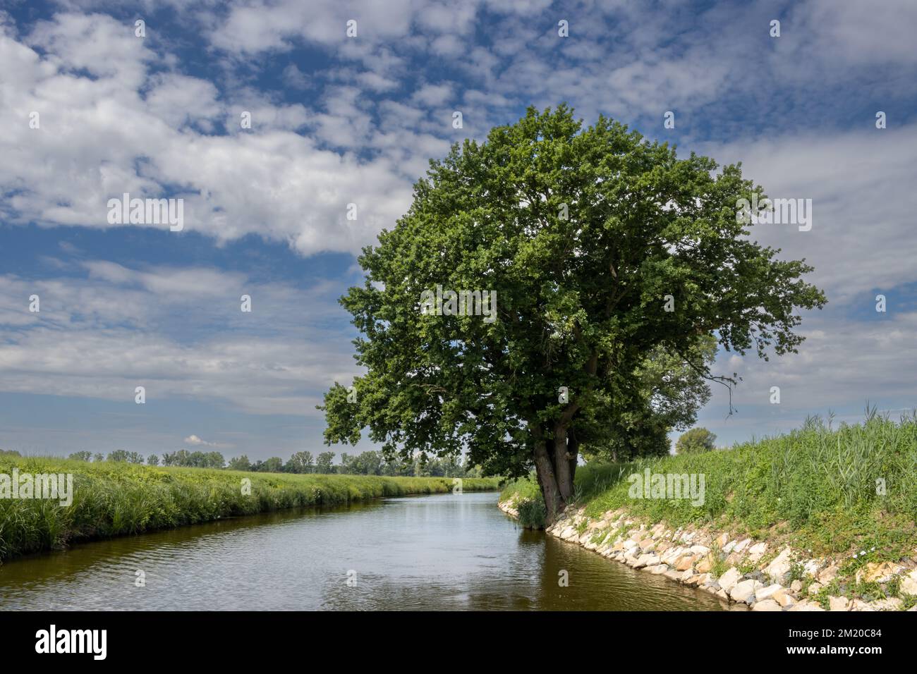 Canal built between Morava part of Czech and Slovakia by Bata ...