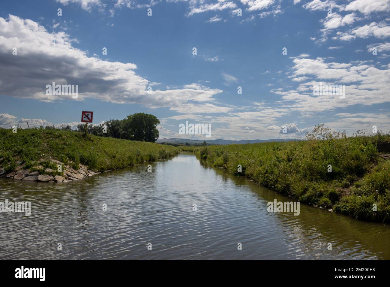 Canal built between Morava part of Czech and Slovakia by Bata ...