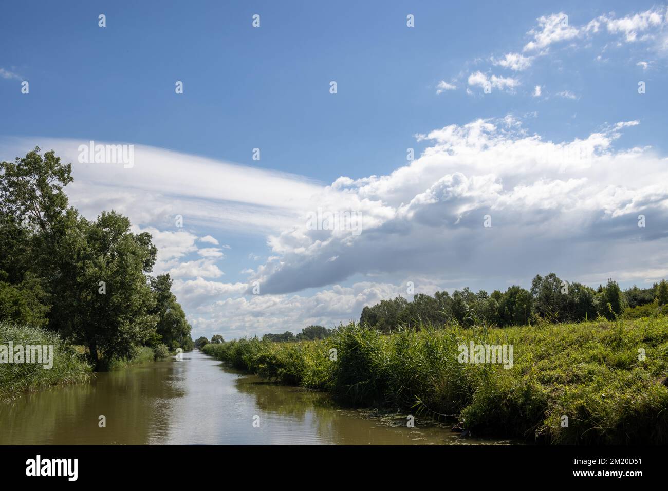 Canal built between Morava part of Czech and Slovakia by Bata ...