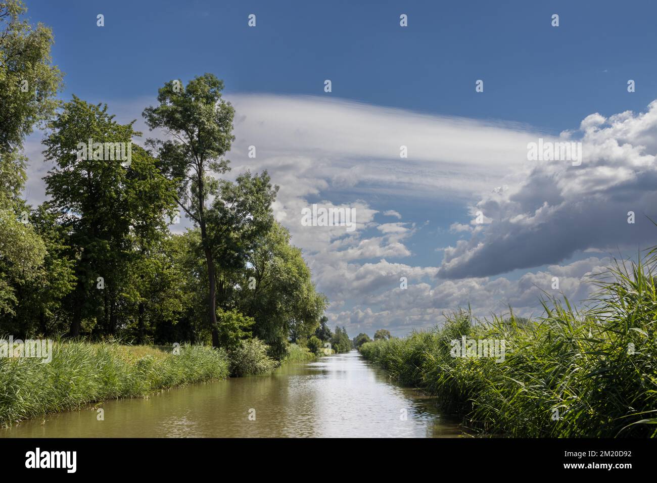 Canal built between Morava part of Czech and Slovakia by Bata ...